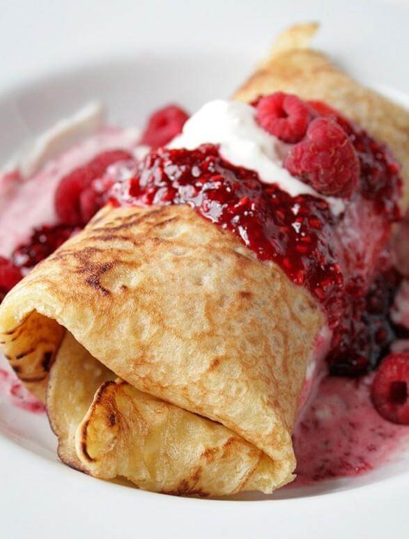Raspberry-Crepe – Center Holistic